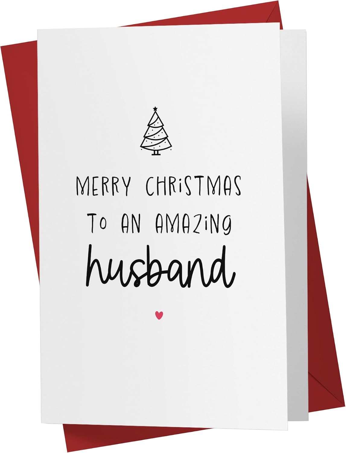 Amazon.com : Karto Sweet Husband Christmas Card - Christmas Card for ...