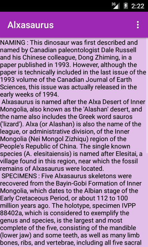 Alxasaurus:Amazon.com:Appstore for Android