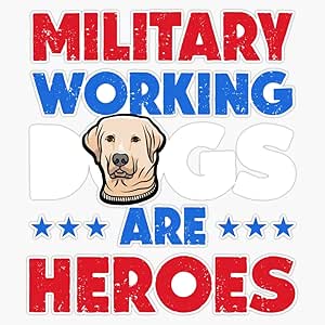 Amazon.com - Labrador Retriever Military Working Dog Heroes Window ...