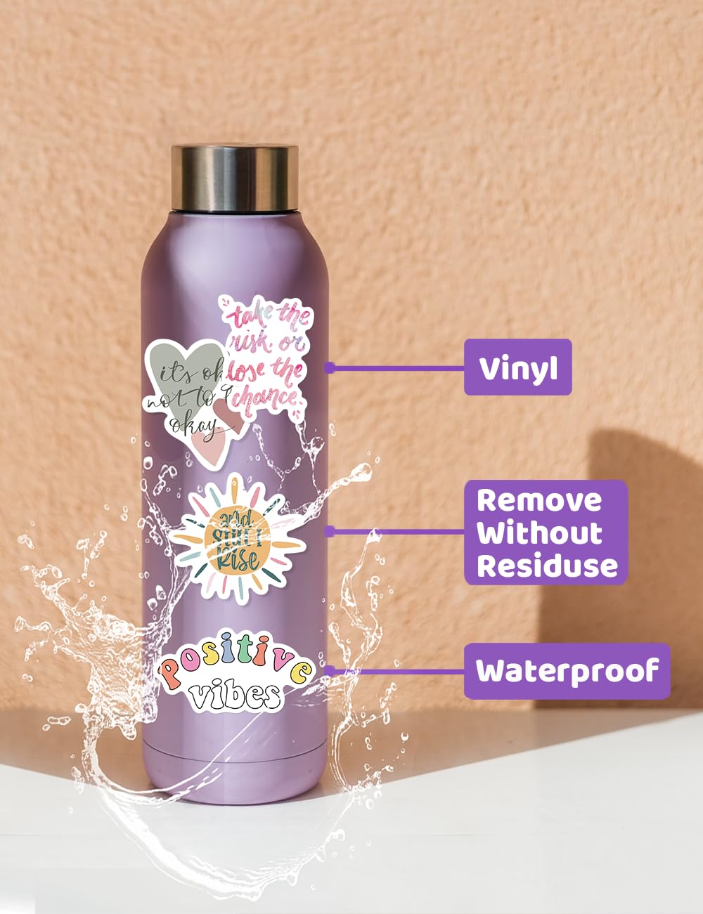 Snapklik.com : Condyluri 200 Pcs Cute Motivational Preppy Stickers