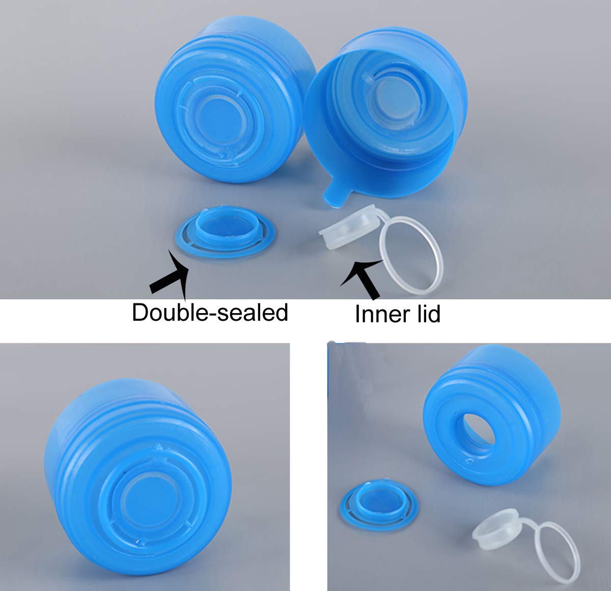 Snapklik.com : ONESWI 3 & 5 Gallon Water Jug Cap Replacement Non Spill ...