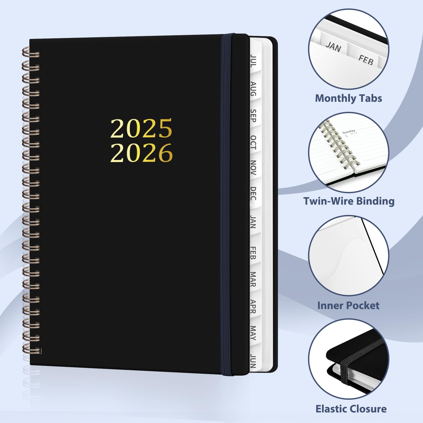 Snapklik.com : 2025-2026 Academic Planner, July 2025 - June 2026 ...