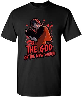 Amazon.com: Light Yagami Death Note Anime T-Shirt Black : Clothing ...