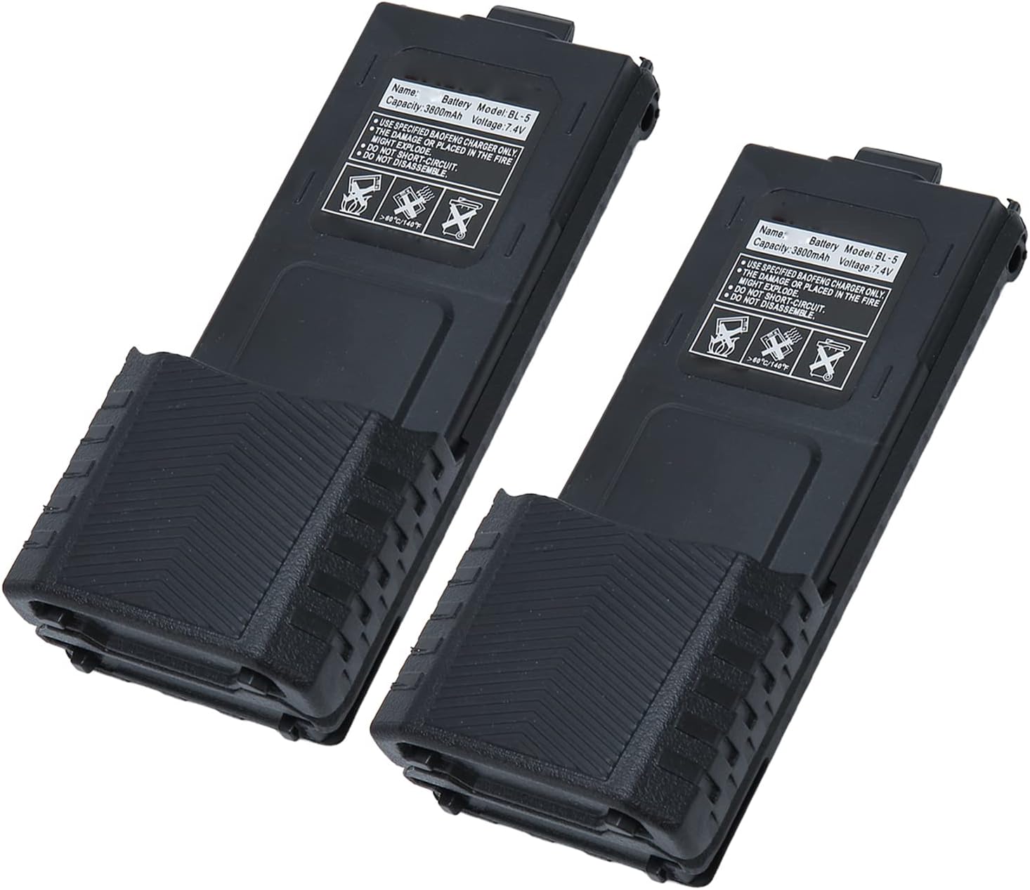 Original BAOFENG UV-5R 7.4V 1800 mah Li-ion Battery for dual band radio ...