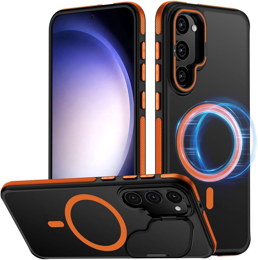 Amazon.com: TIANNIUKE for Samsung Galaxy S22 Case, Compatible with MagSafe, Anty-Slip Grip ...