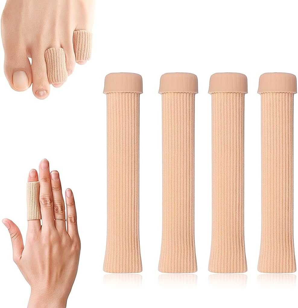PediGel® 4-Pack Gel Toe Tubes | 15cm Cut-to-Size Toe Protectors | Soft ...