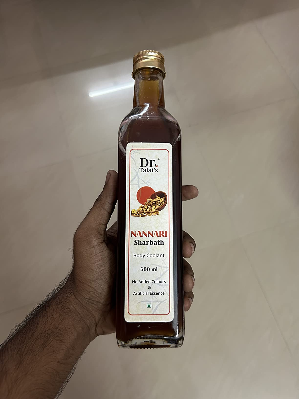 DR. TALAT'S Nannari Sharbath for Natural body coolant and Refreshing ...