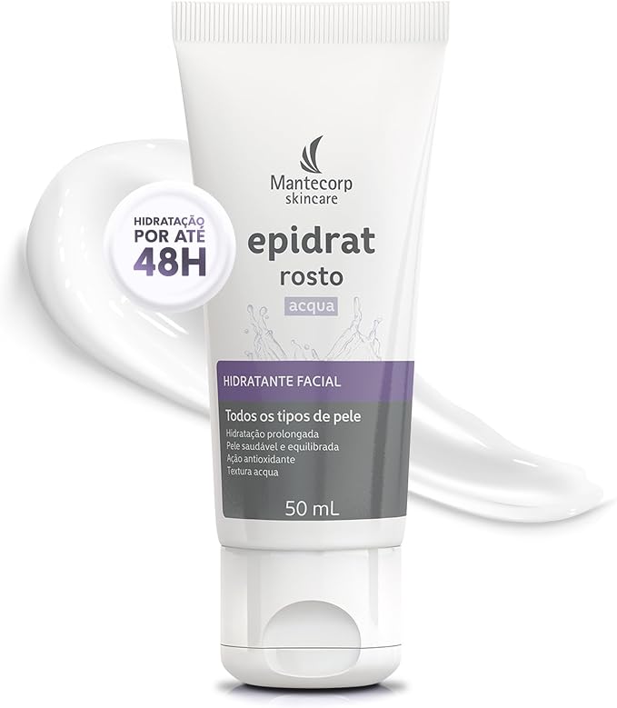 Hidratante Facial Epidrat Acqua - 50ml - Textura Leve e Rápida Absorção ...