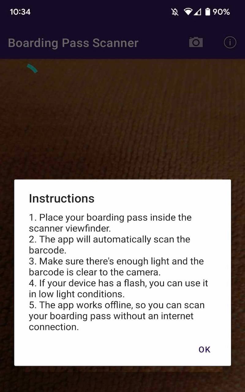 Boarding Pass Scanner - App on the Amazon Appstore