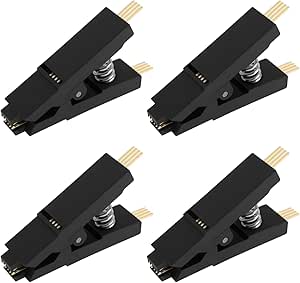 Amazon.com: ECSiNG 4Pcs 8-Pin Test Clip SOIC 8 SOP8 Programmer IC ...