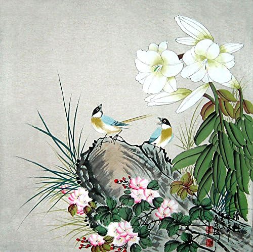 Amazon.com: YULAN MAGNOLIA - Chinese Painting. Painted by Original ...