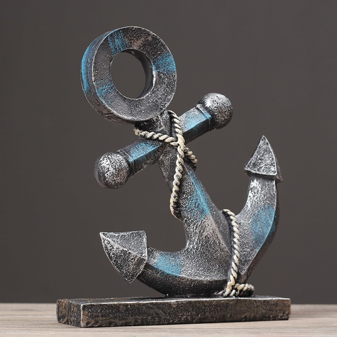 Amazon.com: JMONLPICY Retro Boat Anchor Model Statue Resin Crafts ...