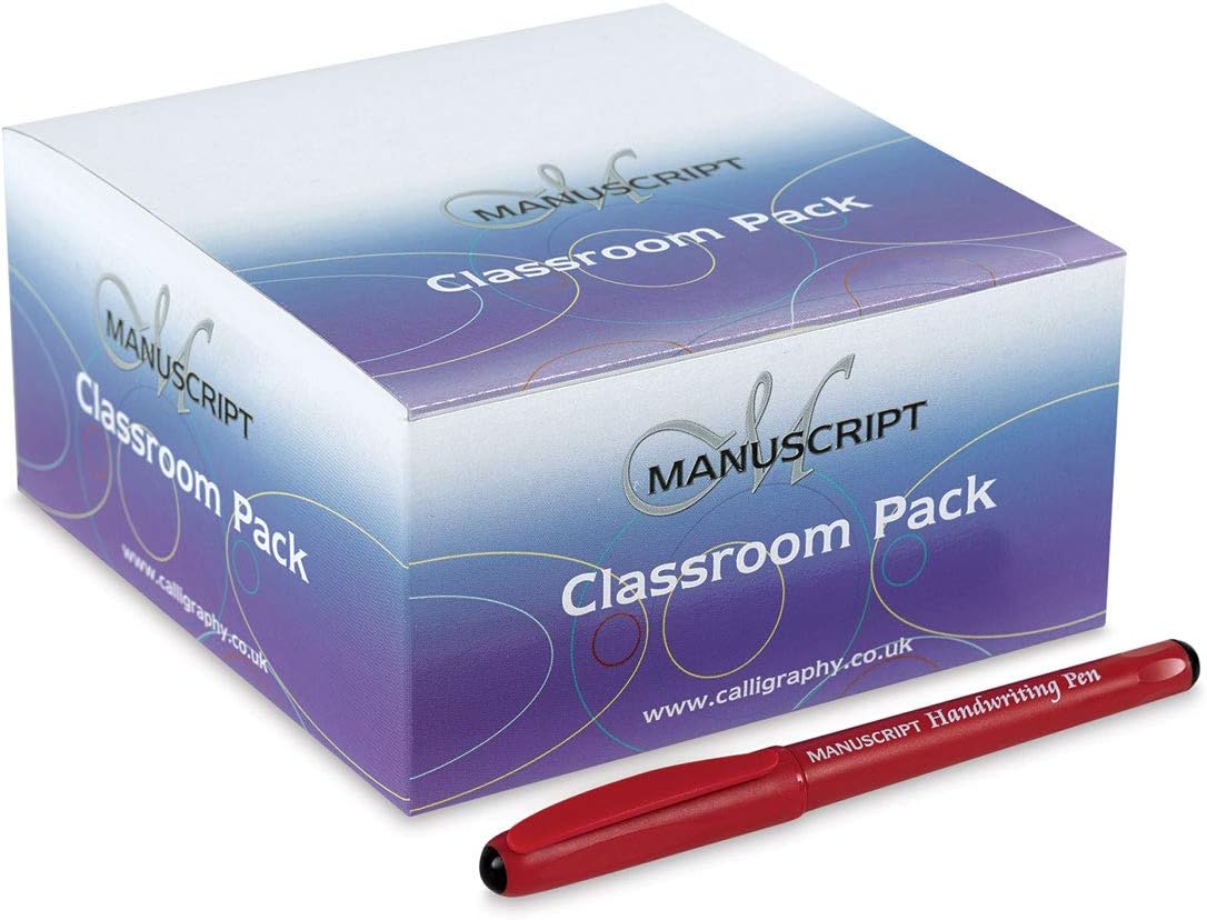 Manuscript Handwriting Pens - Pack of 40 Handwriting Pens with Black ...