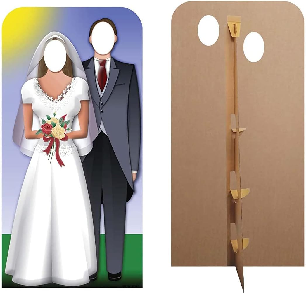 Amazon.com: Wedding Couple Stand-in - Stand in Lifesize Cardboard ...