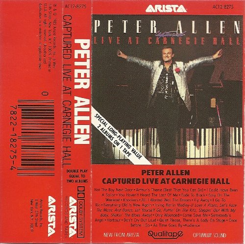 Peter Allen, Peter Allen, Peter Allen - Captured Live At Carnegie Hall ...