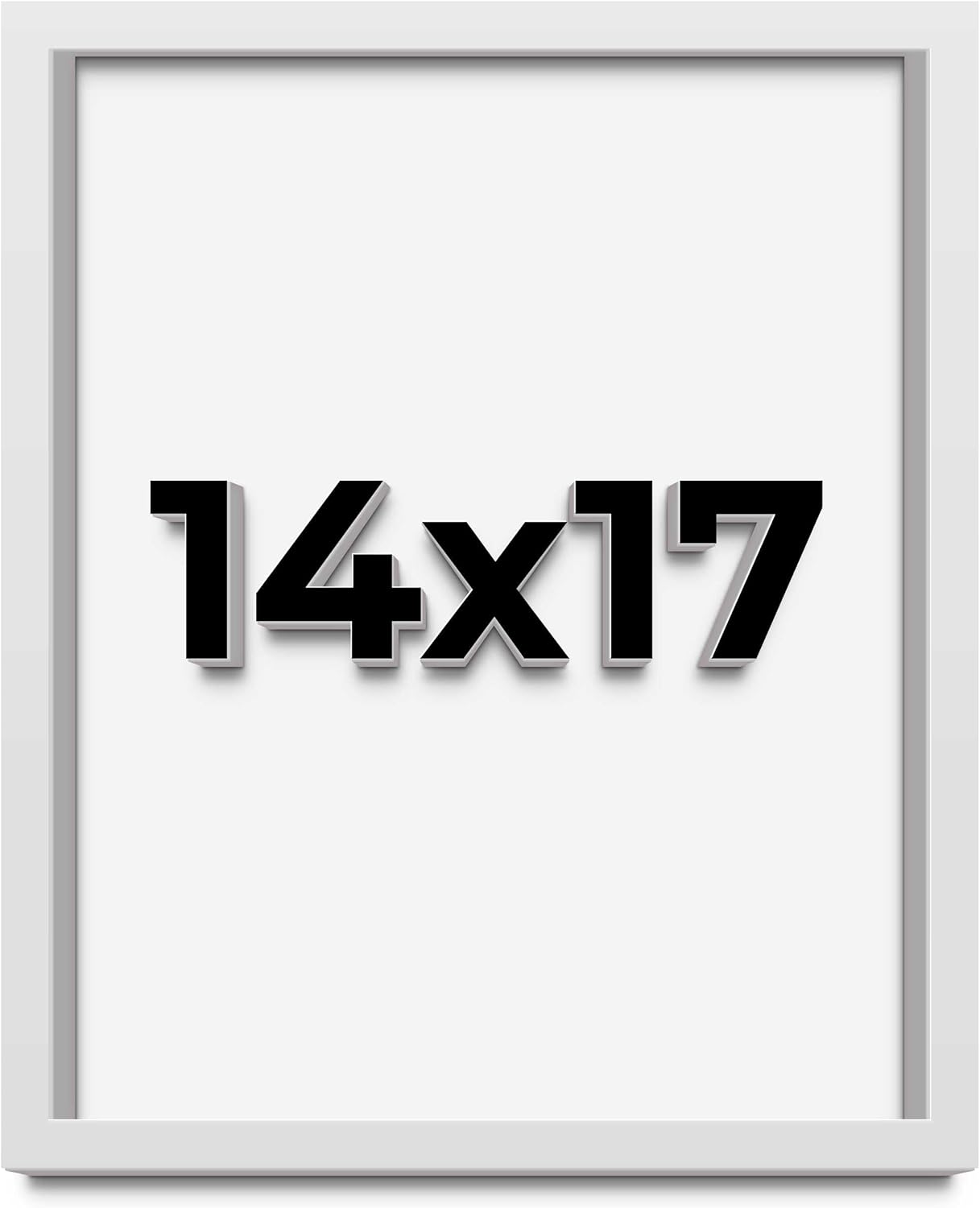 Amazon.com - 14x17 Shadow Box Frame White | 1 Inches Deep Real Wood ...