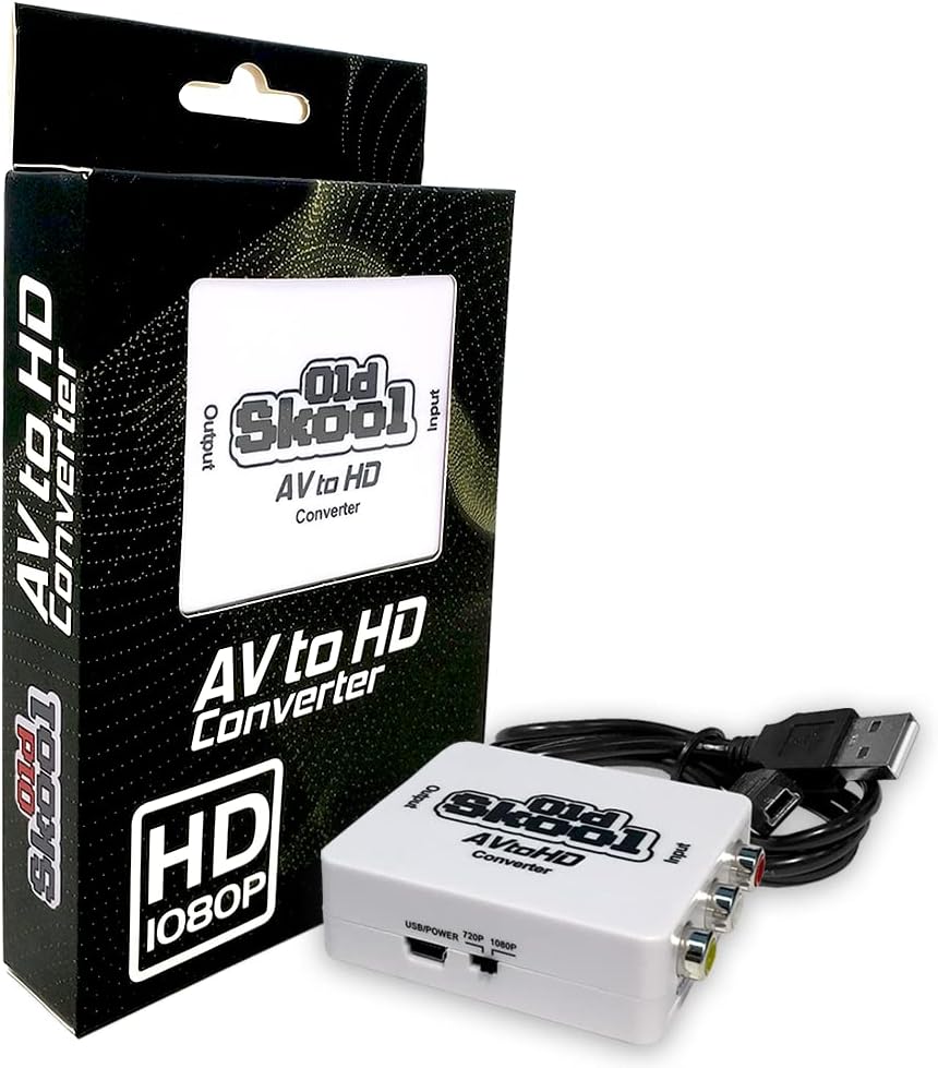 Amazon.com: AV to HDMI Adapter for Retro Gaming Systems by Old Skool ...