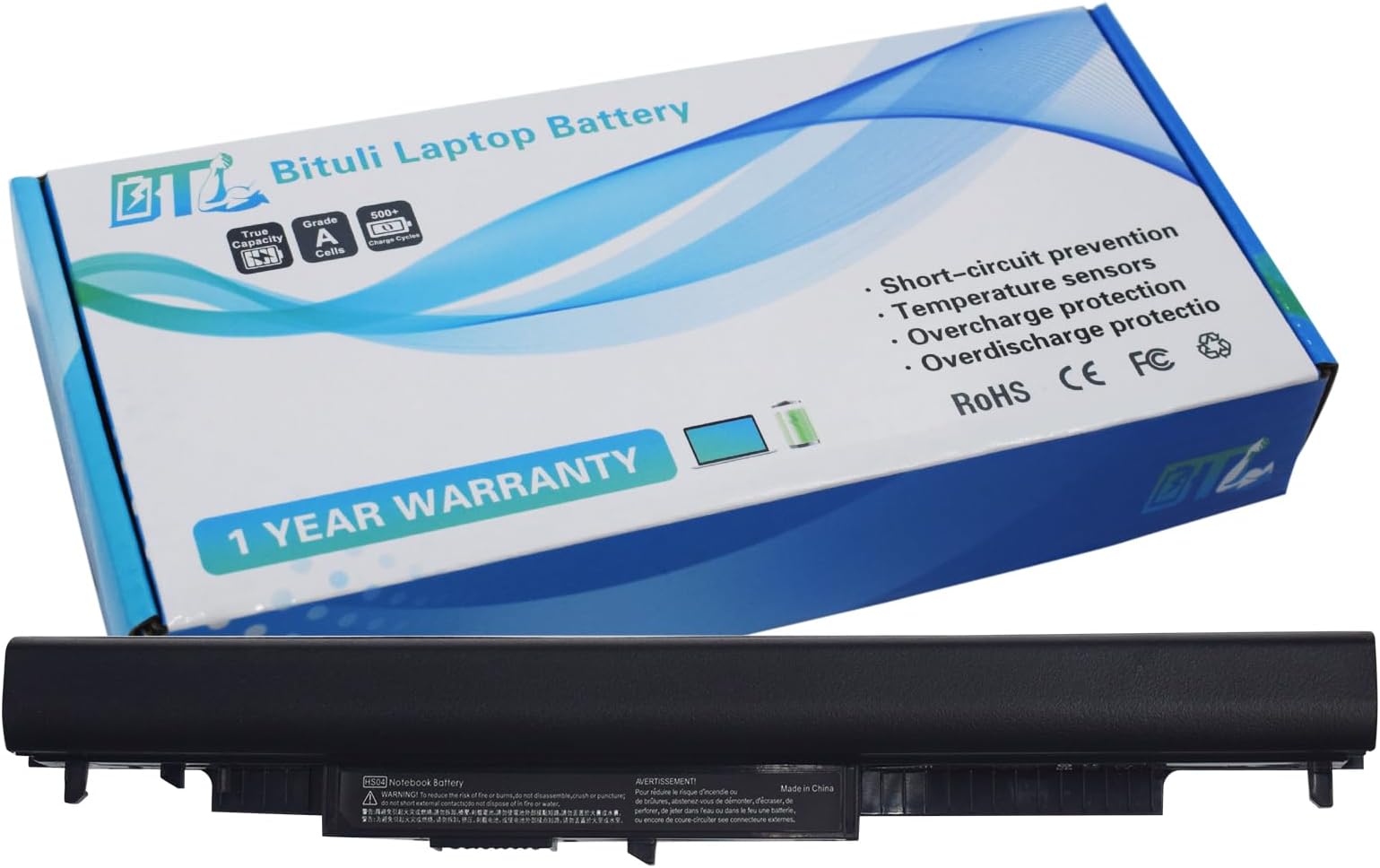 Amazon.com: 807956-001 807957-001 Replacement HS03 HS04 Laptop Battery ...