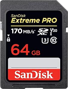 SanDisk 64GB Extreme PRO SDXC UHS-I Card - C10, U3, V30, 4K UHD, SD Card - SDSDXXY-064G-GN4IN ...
