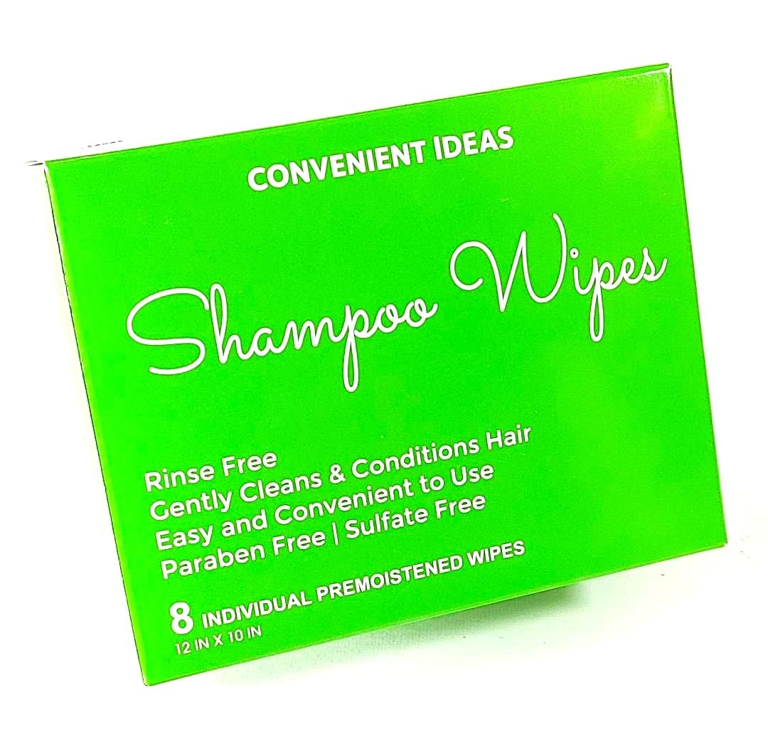 Amazon.com: Generic Convenient Ideas Shampoo Wipes (8) Rinse Free Hair ...
