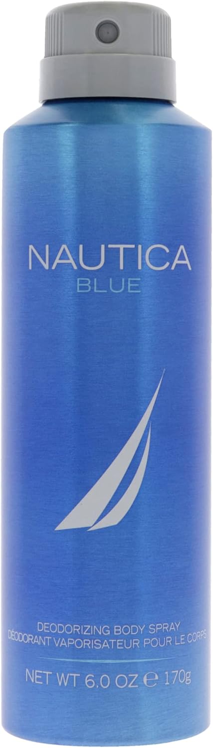 Nautica Nautica Blue Deodorant Body Spray Men 6 oz : Amazon.com.mx: Belleza