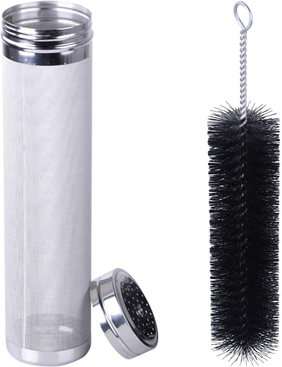 Amazon.com: Beer Brewing Dry Hopper Filter Akamino 300 Micron Mesh ...