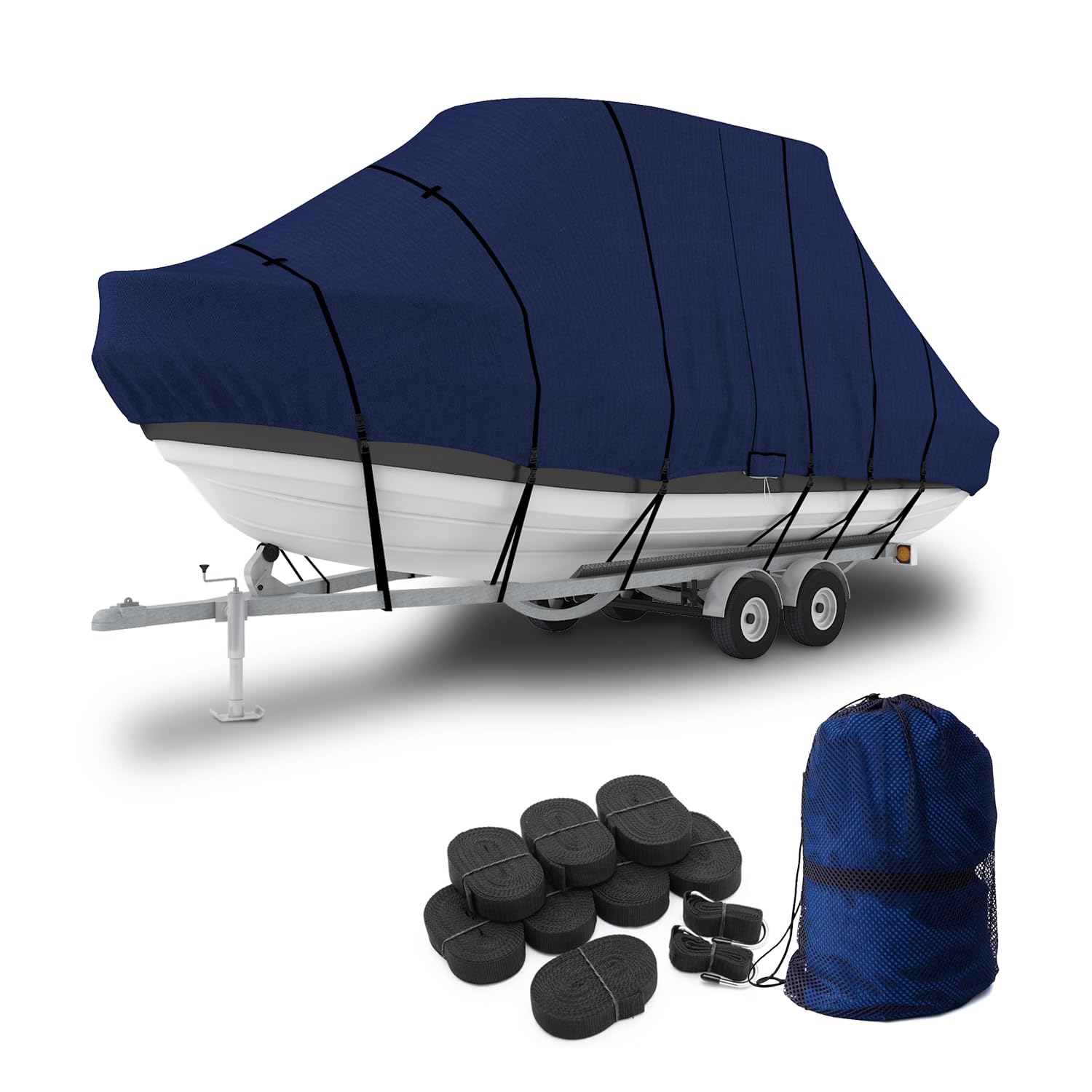 Snapklik.com : Seal Skin Trailerable T-Top Boat Cover, Up To 30ft Long ...