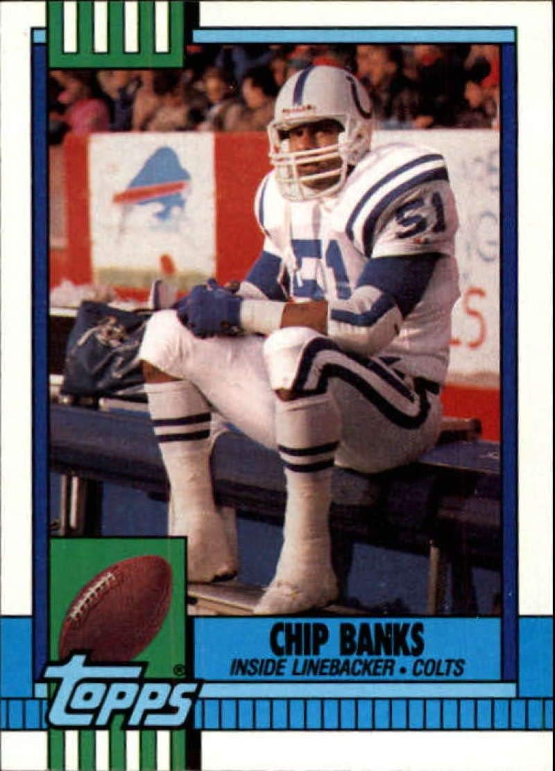 Amazon.com: 1990 Topps #299 Chip Banks Colts NFL Football Card NM-MT ...