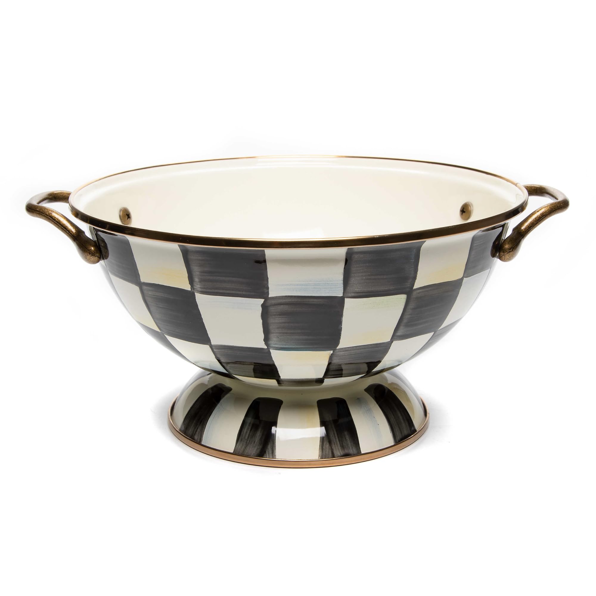 Amazon.com | MACKENZIE-CHILDS Enamel Bowl, Small Serving Bowl for ...
