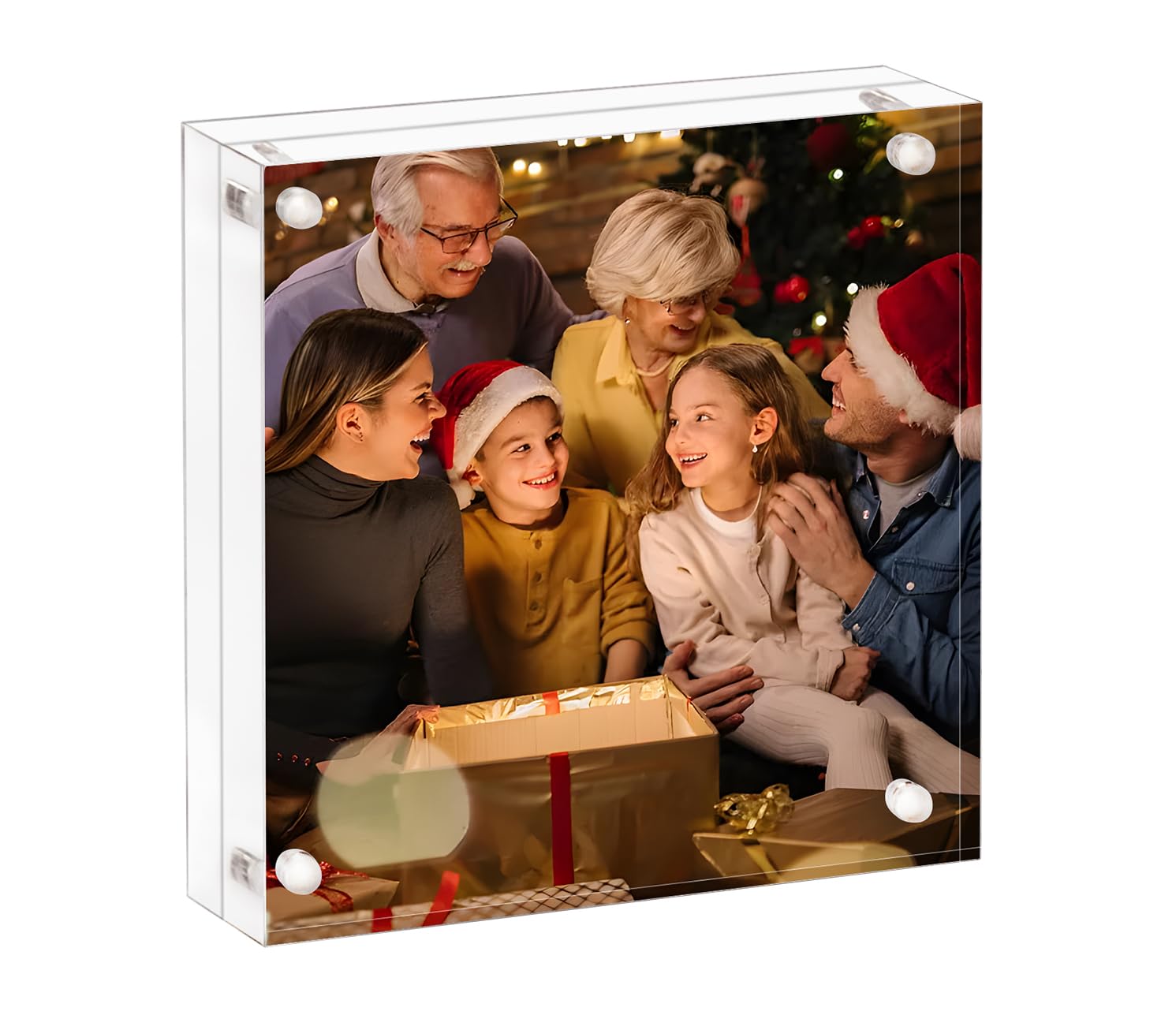 Amazon.com - AMEITECH Acrylic Picture Frame 6x6, Clear Double Sided ...