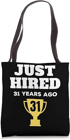 Amazon.com: 31 Years Work Anniversary Appreciation Trophy Just Hired ...