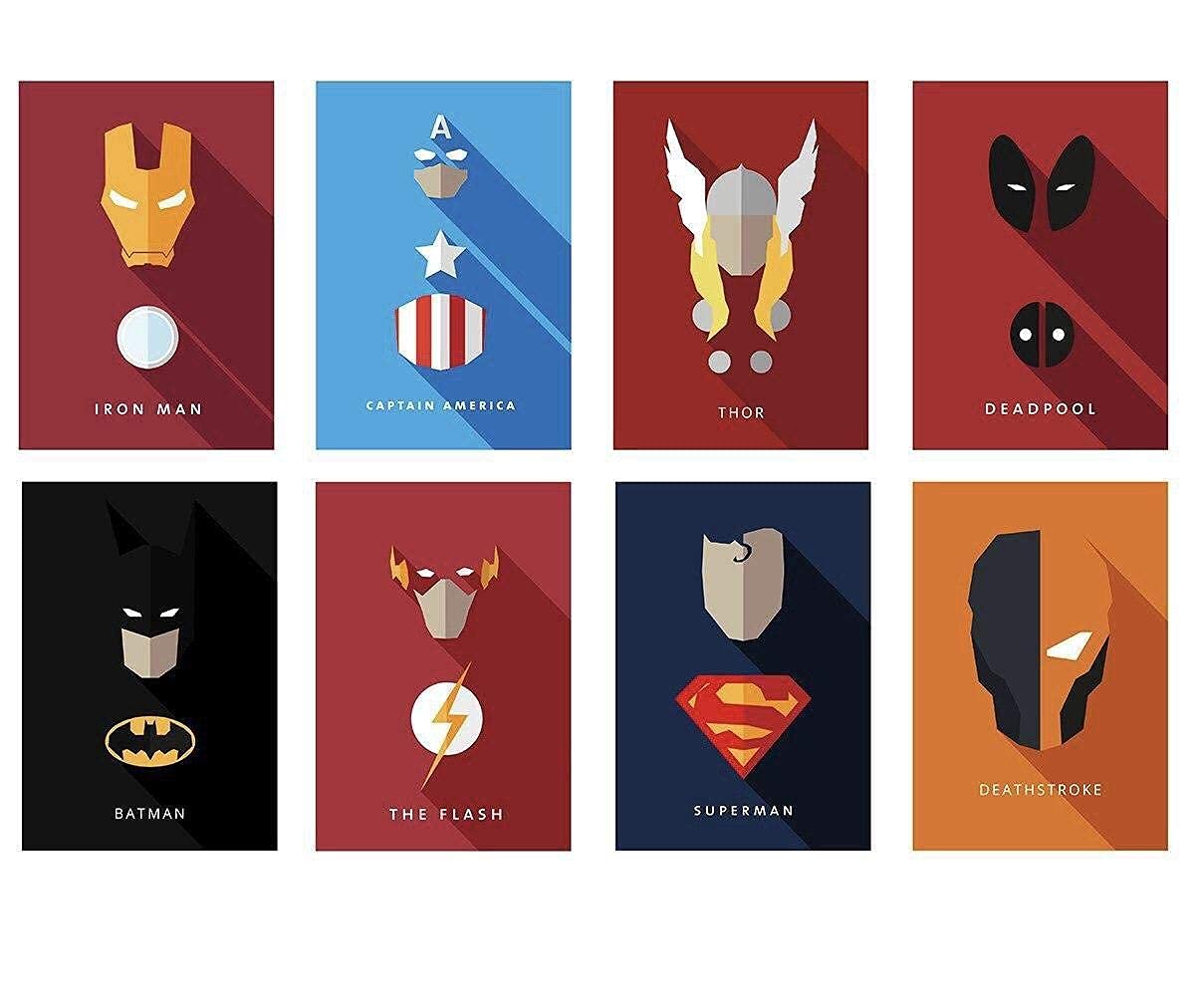Minimalist Superhero Poster