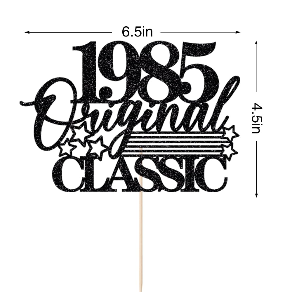 Snapklik.com : Classic 1985 Original Cake Topper, Happy 40th Birthday ...