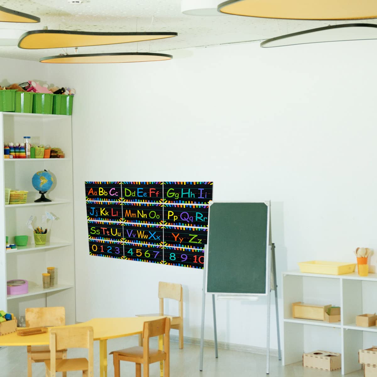 Snapklik.com : 12 Pcs Alphabet Bulletin Board Strips, Alphabet Chart ...