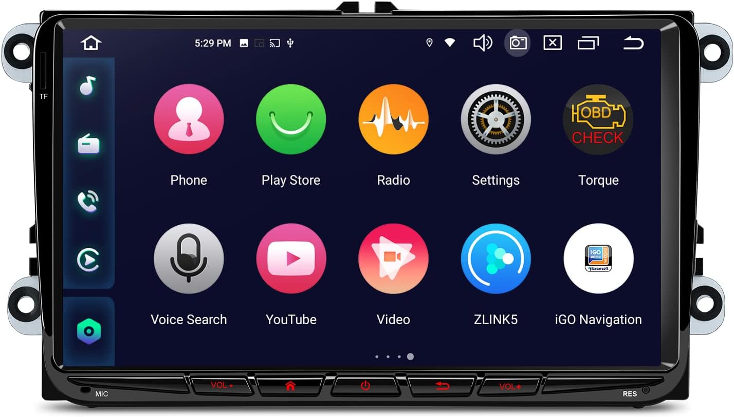 XTRONS Android 12 Car Radio 9 Inch QLED Display Multimedia Player Octa ...