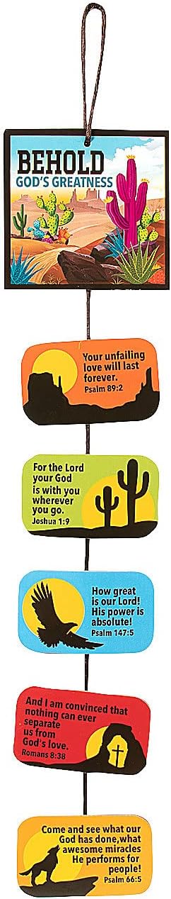 Amazon.com: Fun Express Southwest VBS Verse a Day Craft Kit - VBS Vacation Bible School Supplies ...