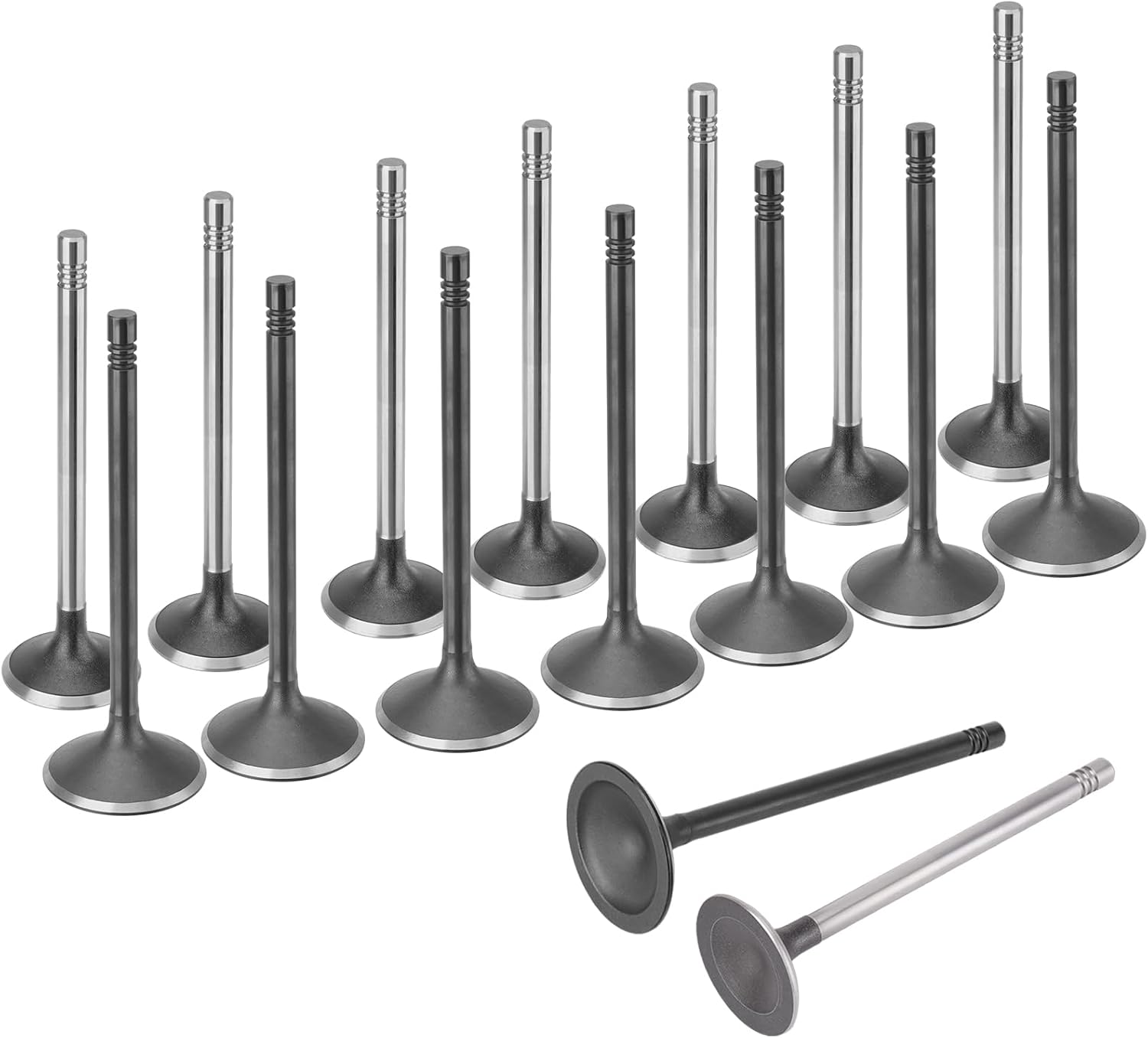 Amazon.com: 16PCS Intake Exhaust Engine Valves Kits Compatible with GM ...