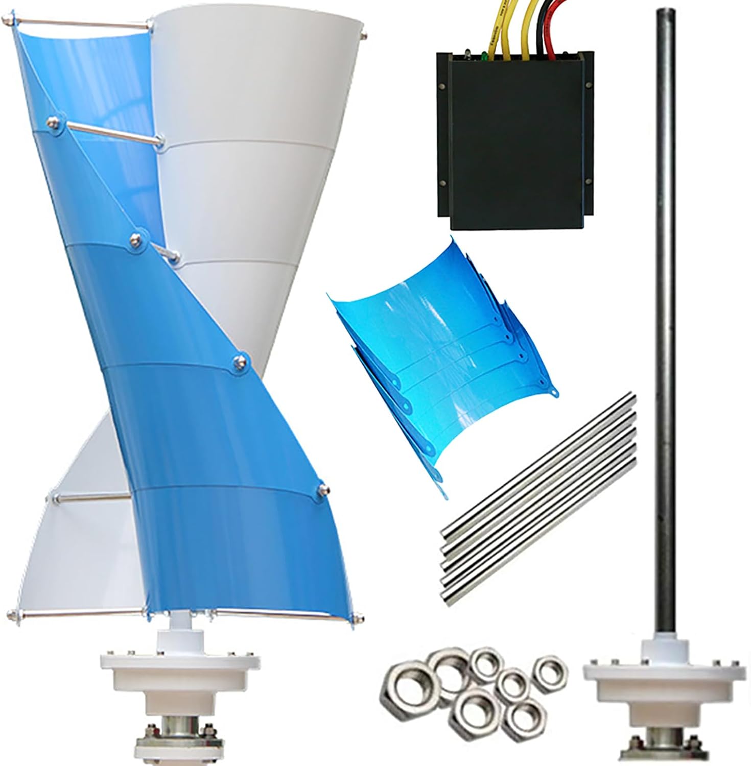 Amazon.com: YHOZHUT 1000W Spiral Wind Power Turbine 12V / 24V / 48V ...