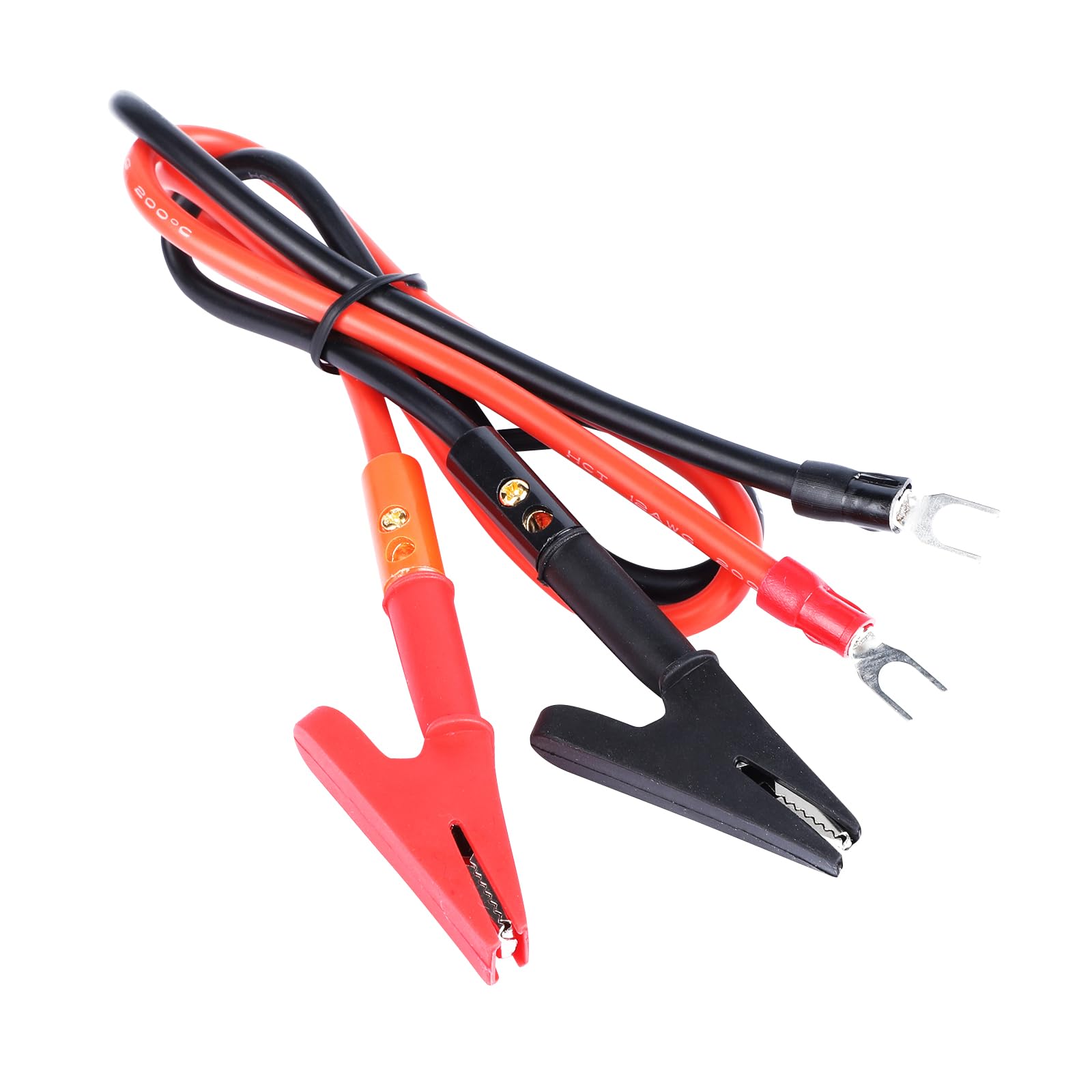 Snapklik.com : DROK Copper Alligator Clips Electrical, Test Leads