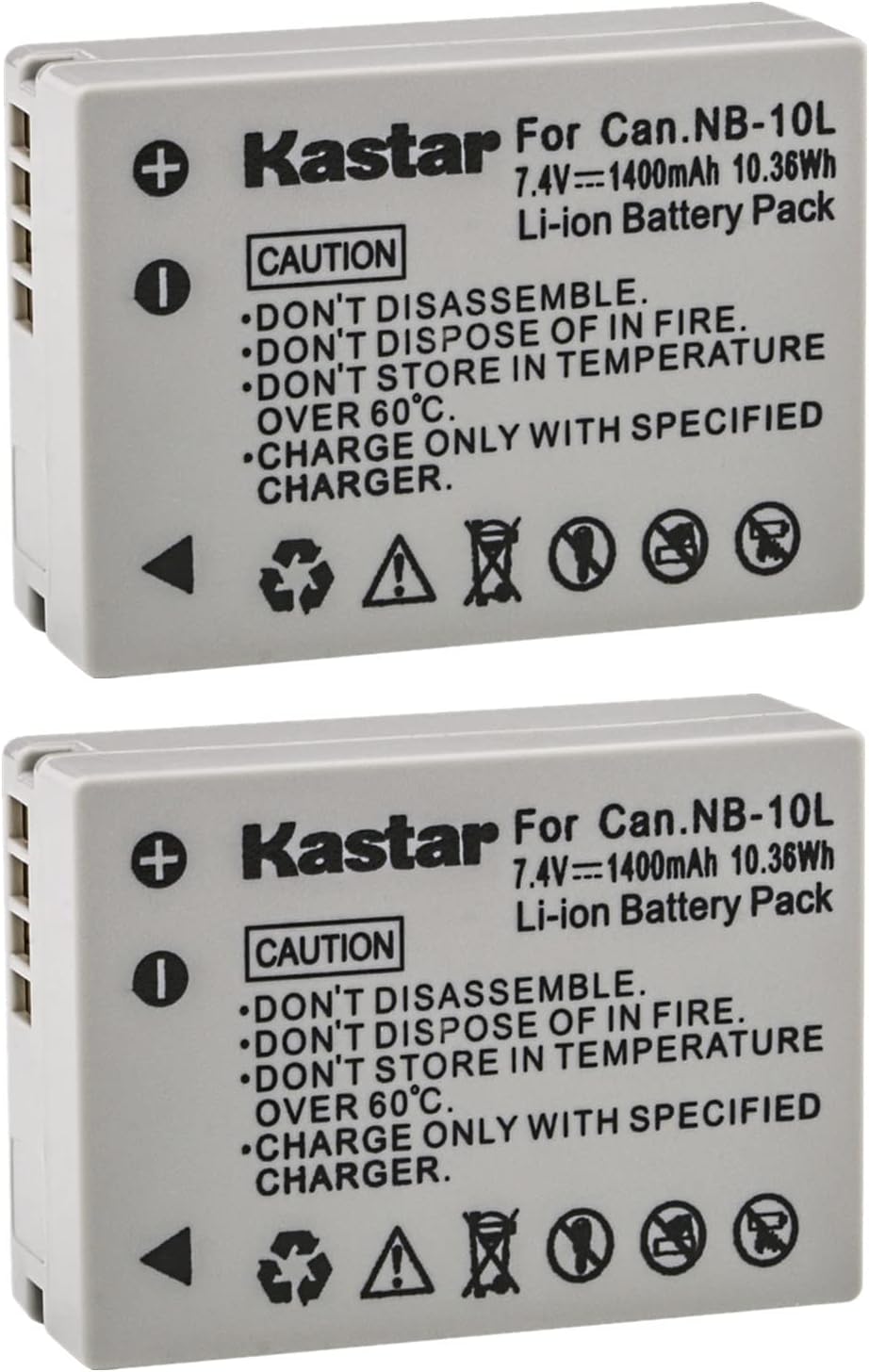 Amazon.com : Canon NB-10L Rechargeable Lithium-Ion Battery for SX40 HS ...