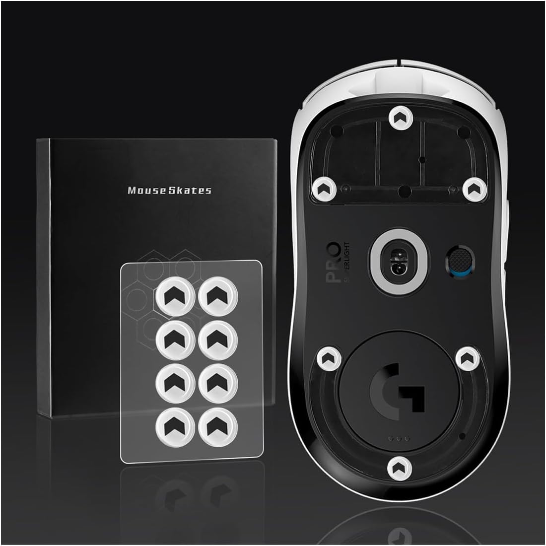 Amazon.com: 120 Dot Ice PTFE Mouse Skates – Ultra-Smooth, High ...