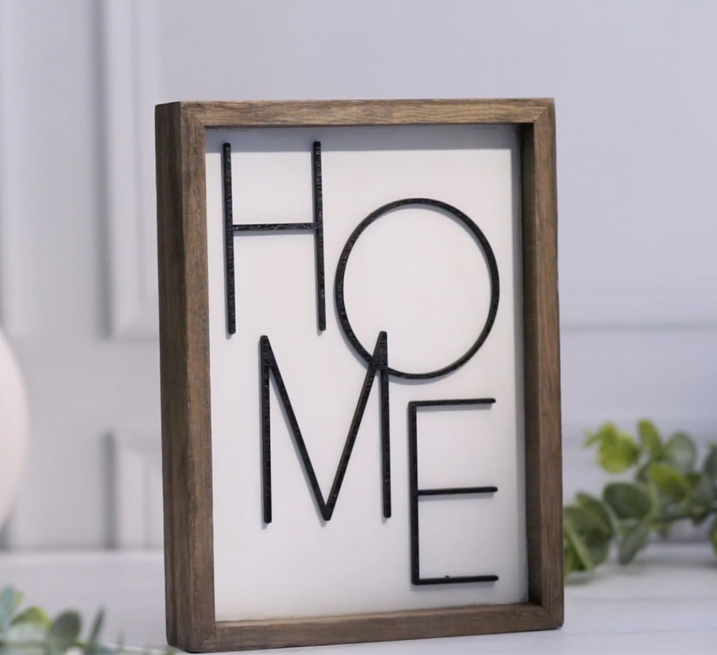 Amazon.com: IndoTribe, 3D Small Home Sign for Shelf - 7.5x5.5 Inch ...