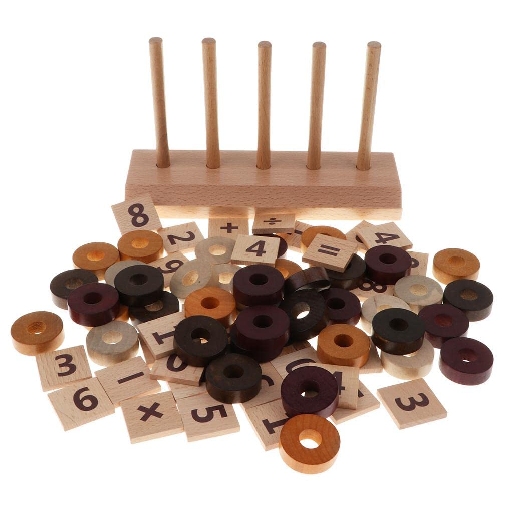 Buy Enakshi 76 Pieces Wooden Montessori Mathematics Teaching Materials ...