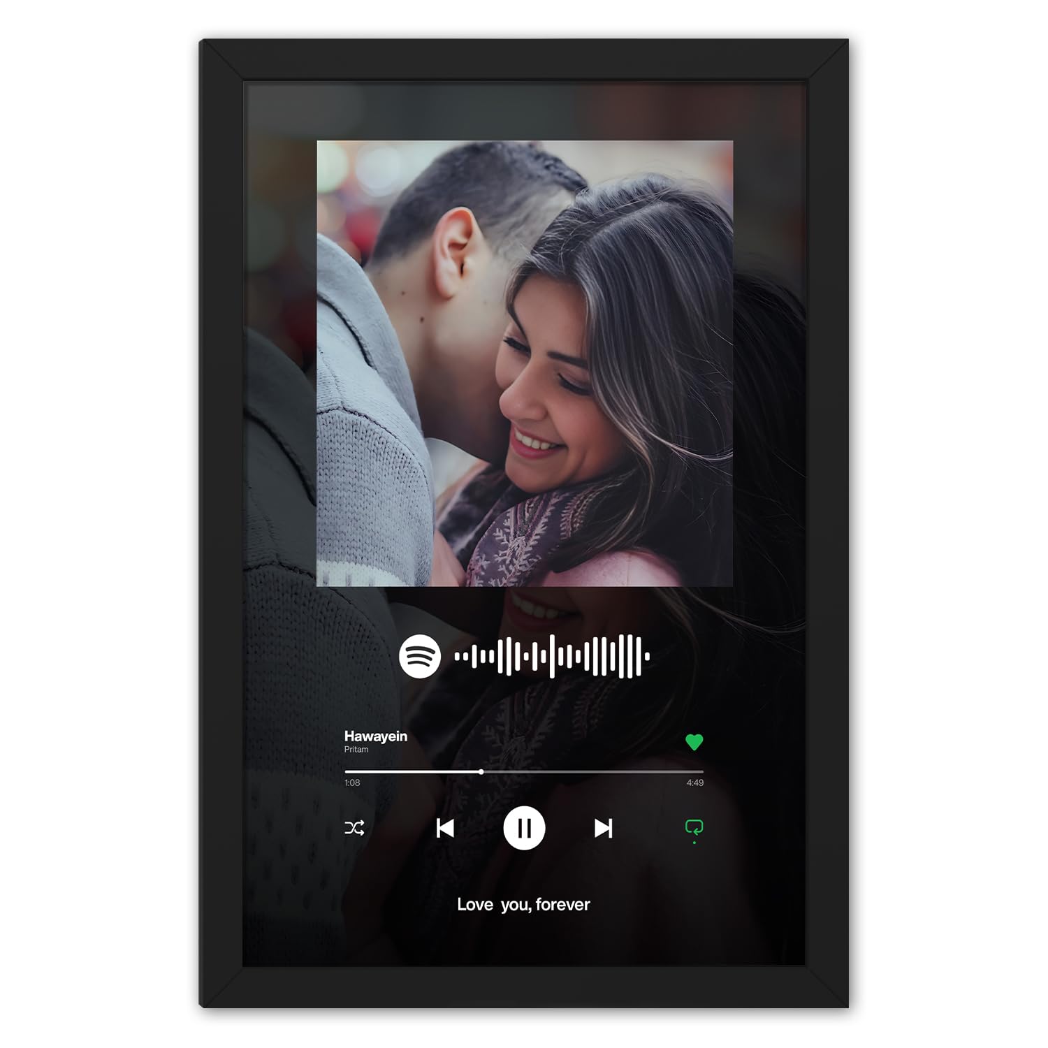 Ritwika's Personalized Music Plaque in Dim Image Backdrop | Scannable ...