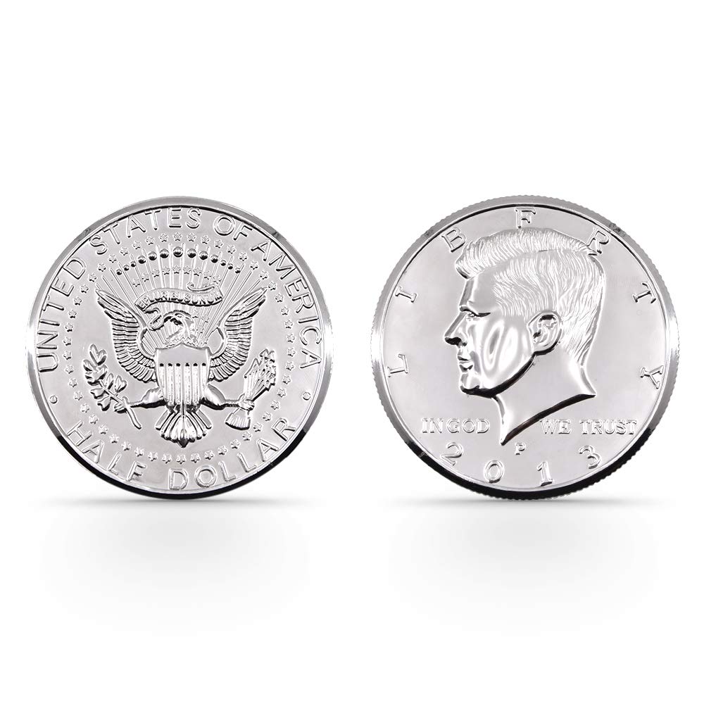 Amazon.com: SUMAG Jumbo Coin 3 inch Half Dollar Magic Tricks Coin ...