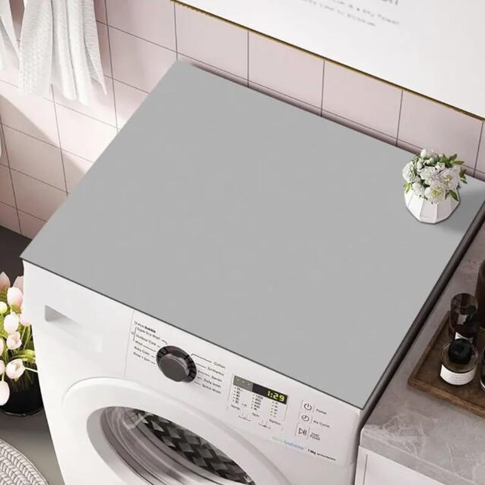 60cm x 60cm Washer and Dryer Cover For Top, Non-Slip Washing Machine ...