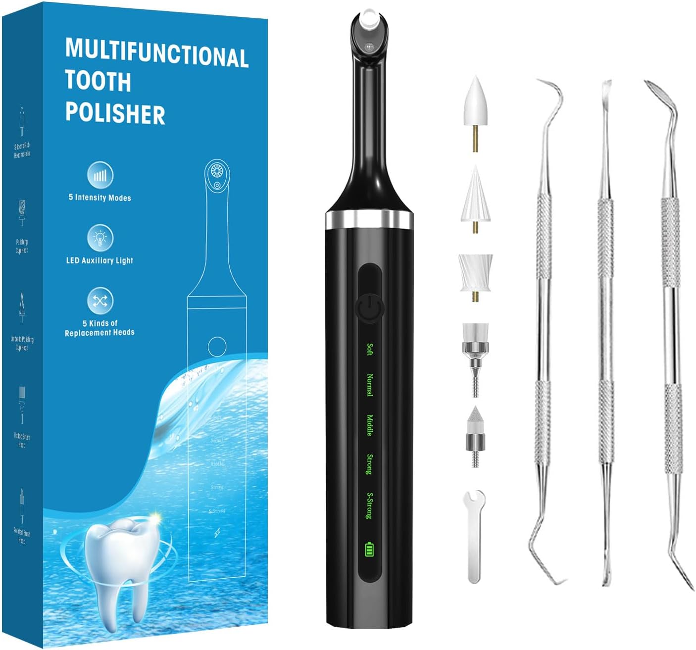 Amazon.com : Tooth Polisher - Plaque Remover for Teeth Whitening Dental ...
