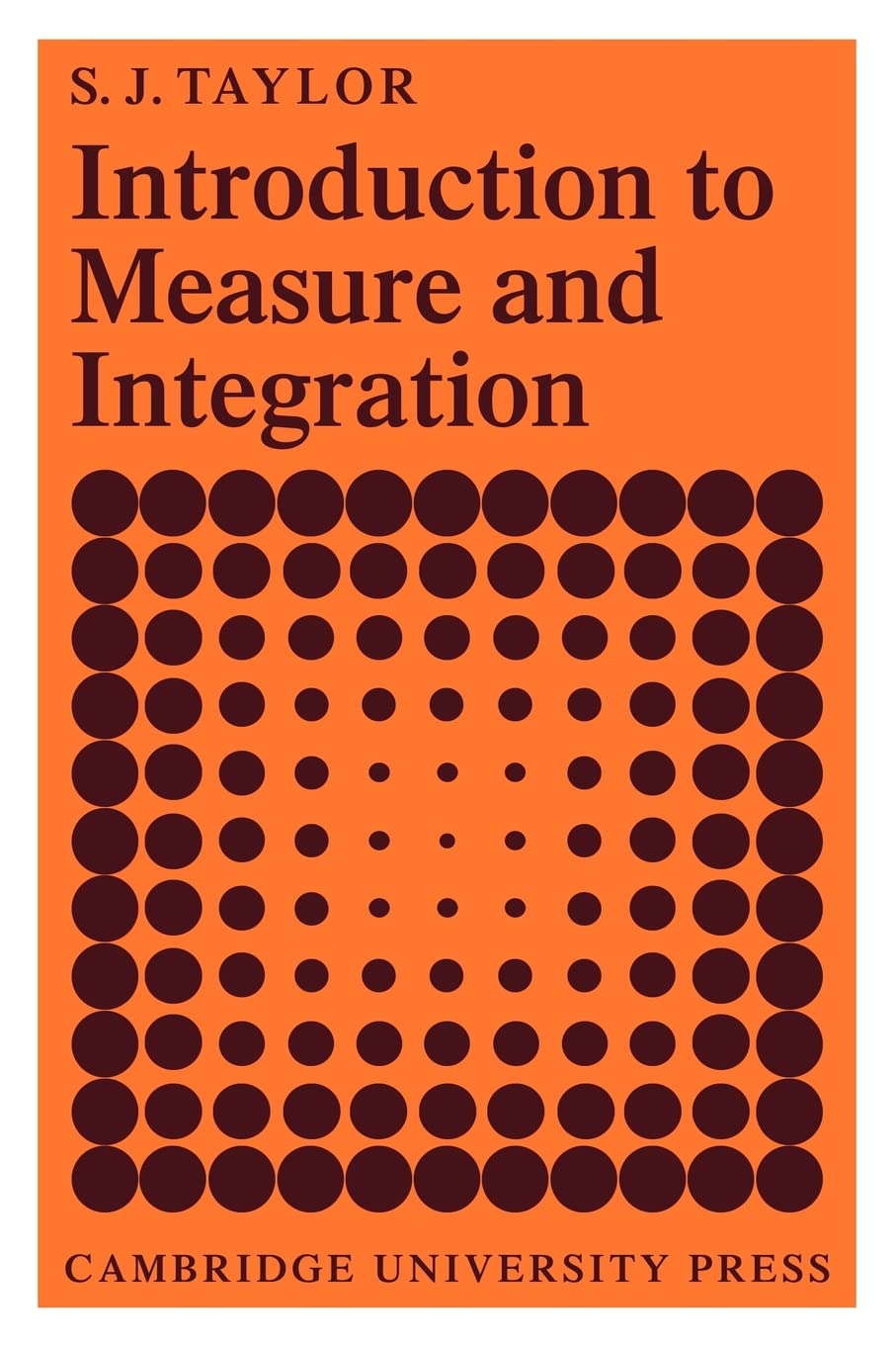 Introduction to Measure and Integration: Taylor, S. J.: 9780521098045 ...