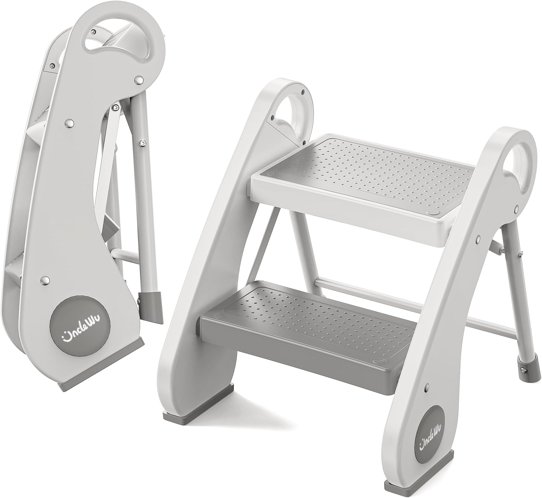 Amazon.com: Rubbermaid FG420903WHT EZ Two Step Durable Folding Plastic ...