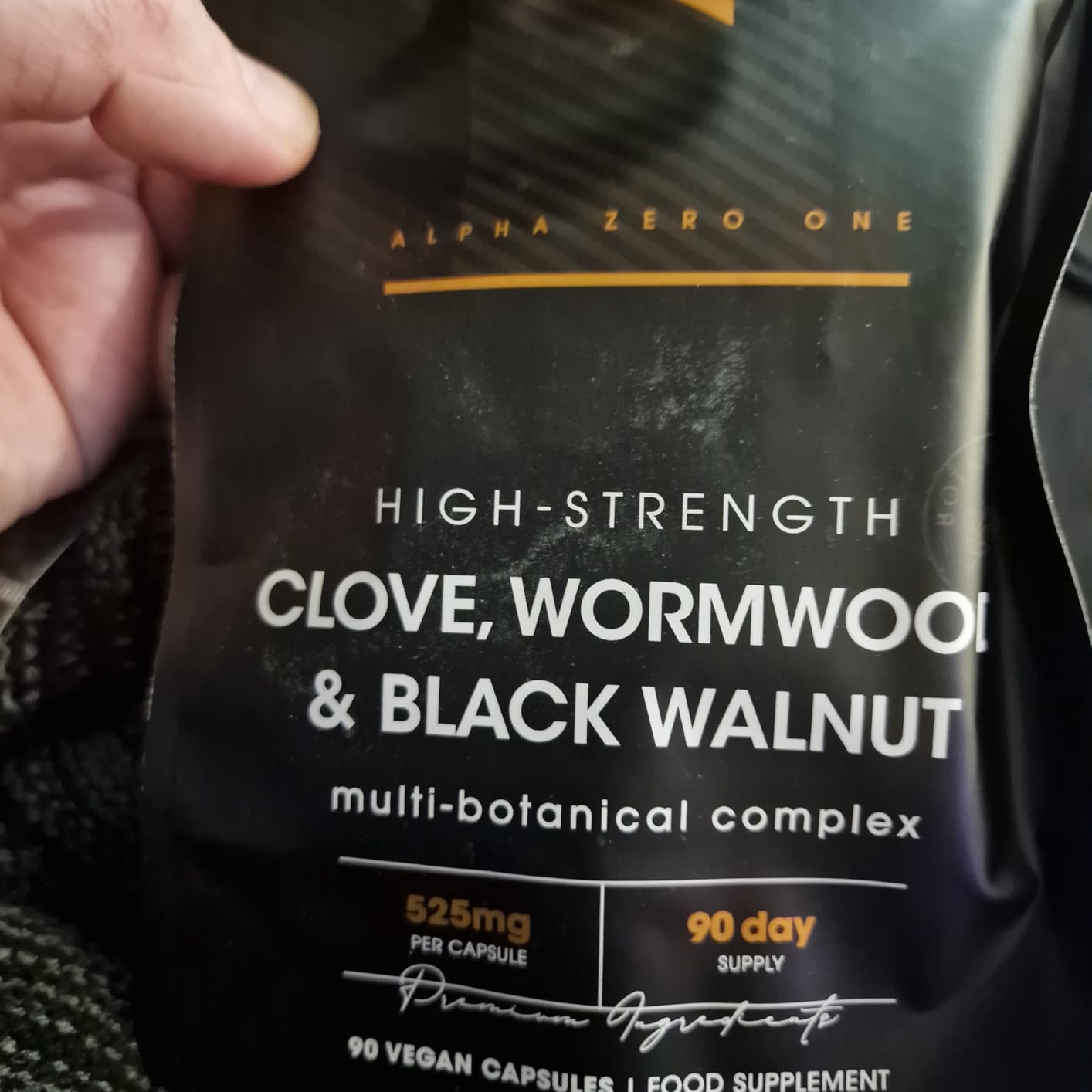 Clove, Wormwood & Green Black Walnut Hull 525mg – 90 Vegan Capsules ...